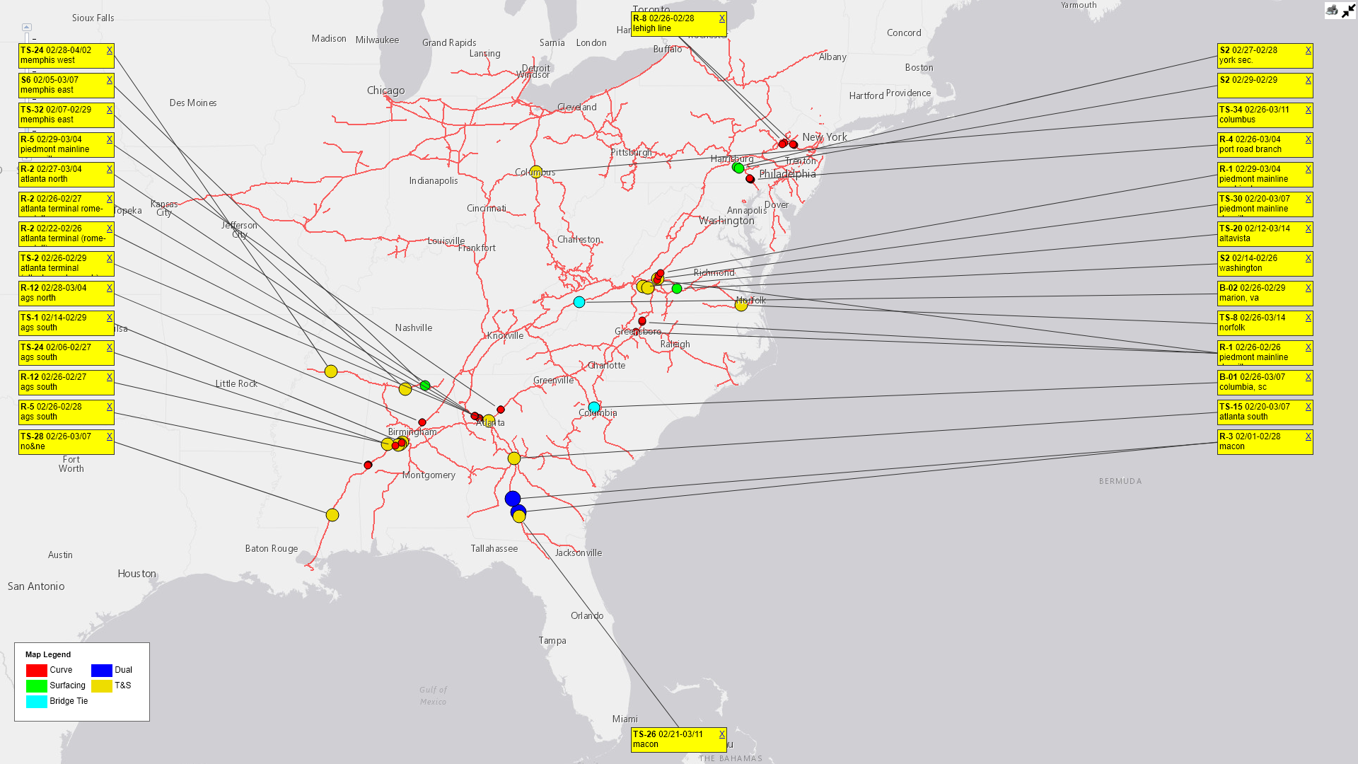 Our Railroad Network | Norfolk Southern