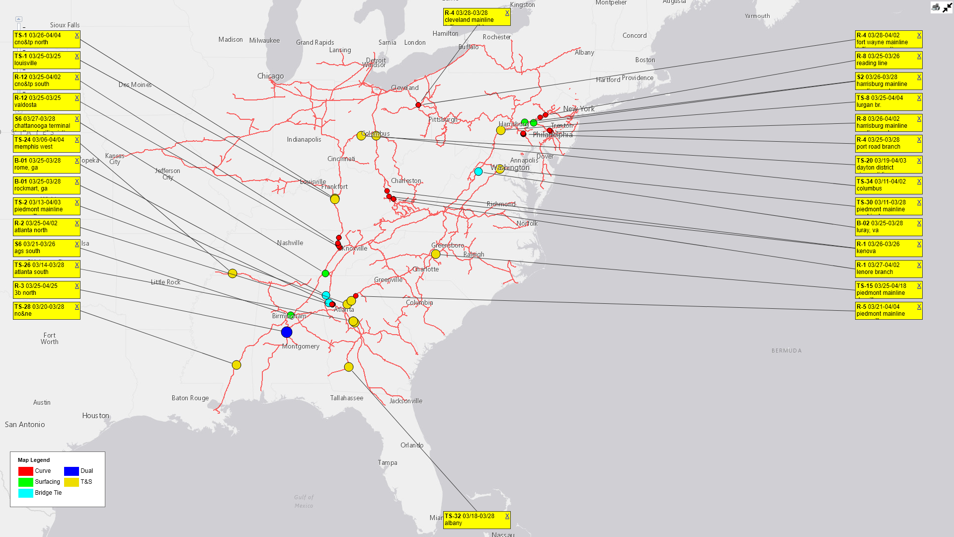 Our Railroad Network | Norfolk Southern