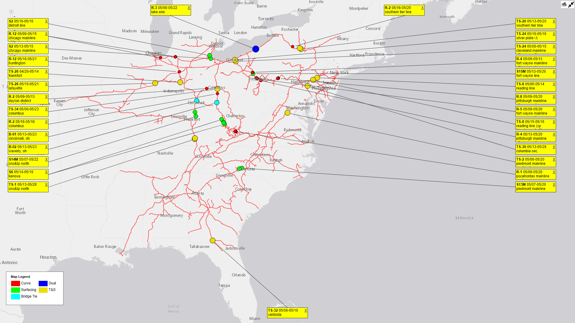Our Railroad Network | Norfolk Southern